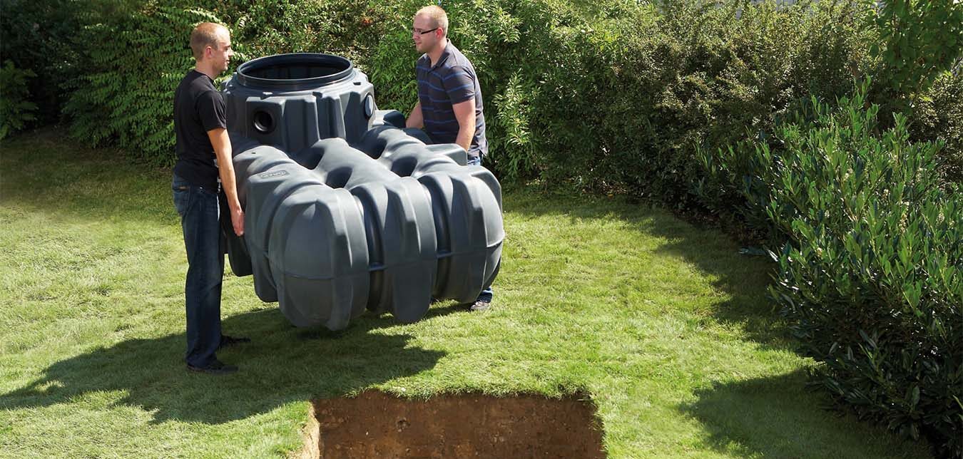 De voordelen van dePlatin regenwaterput met laag profiel I GRAF