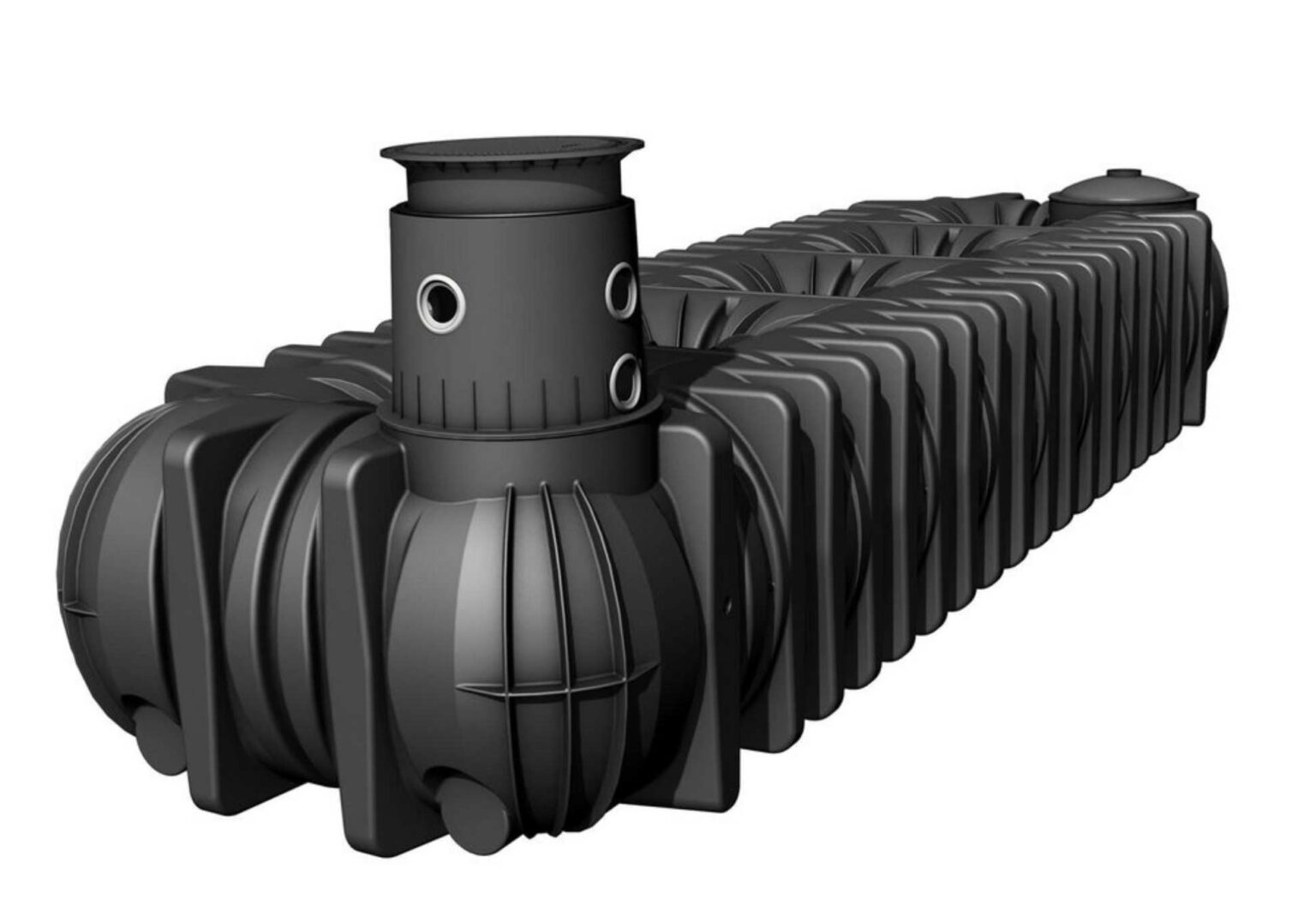 Platin XL platte tank 10000 L - Regenwaterputten